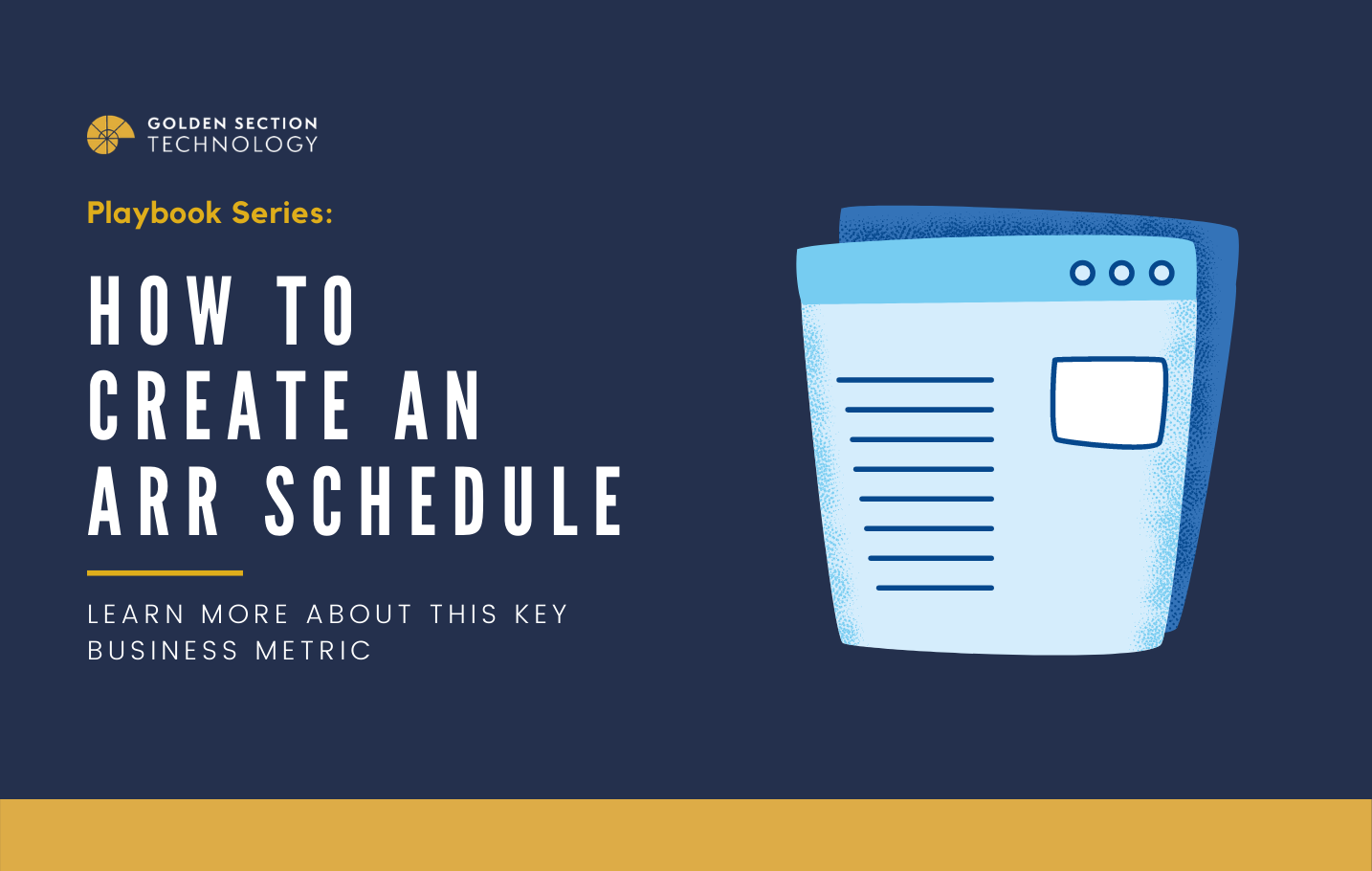 How to Create An ARR Schedule